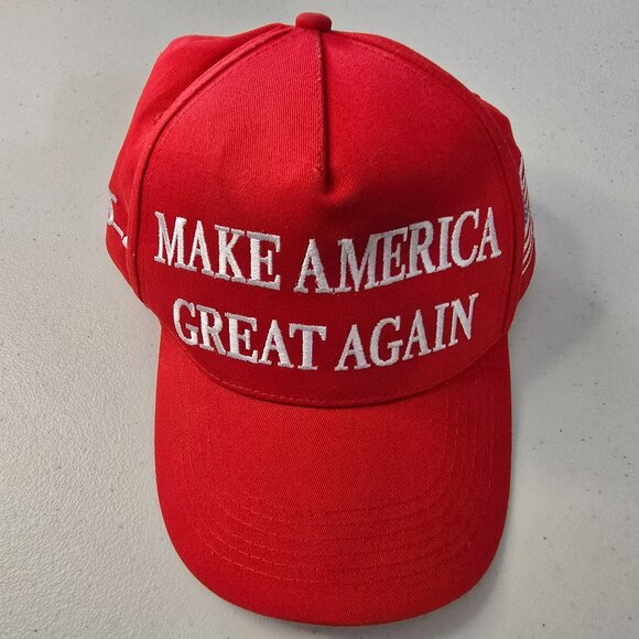 Accessories | Trump Maga Hat New 224 Make America Great Again Usa Flag ...